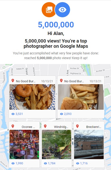 Big Accomplishment as a Google Guide